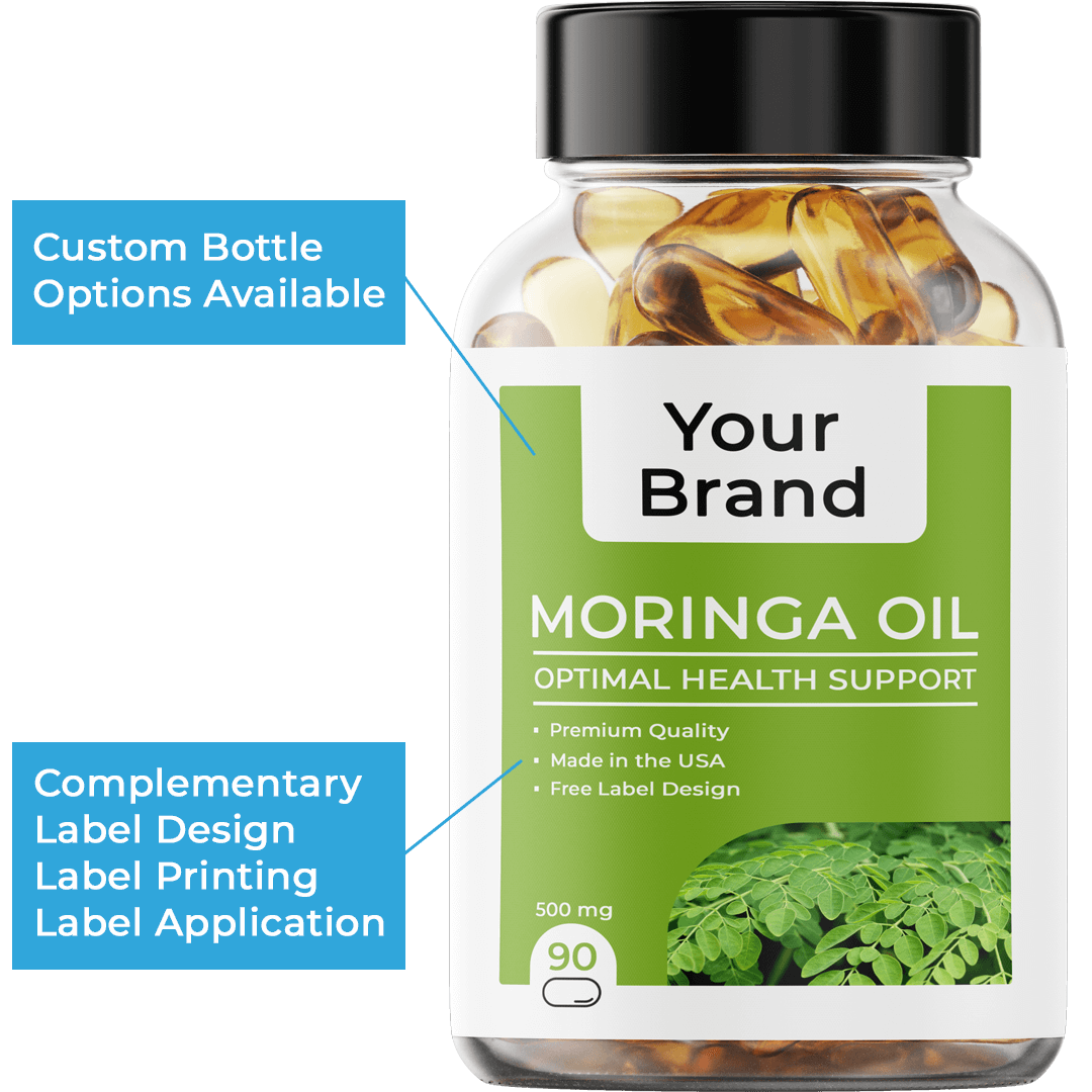 Private Label Moringa Oil Supplements - Aligen
